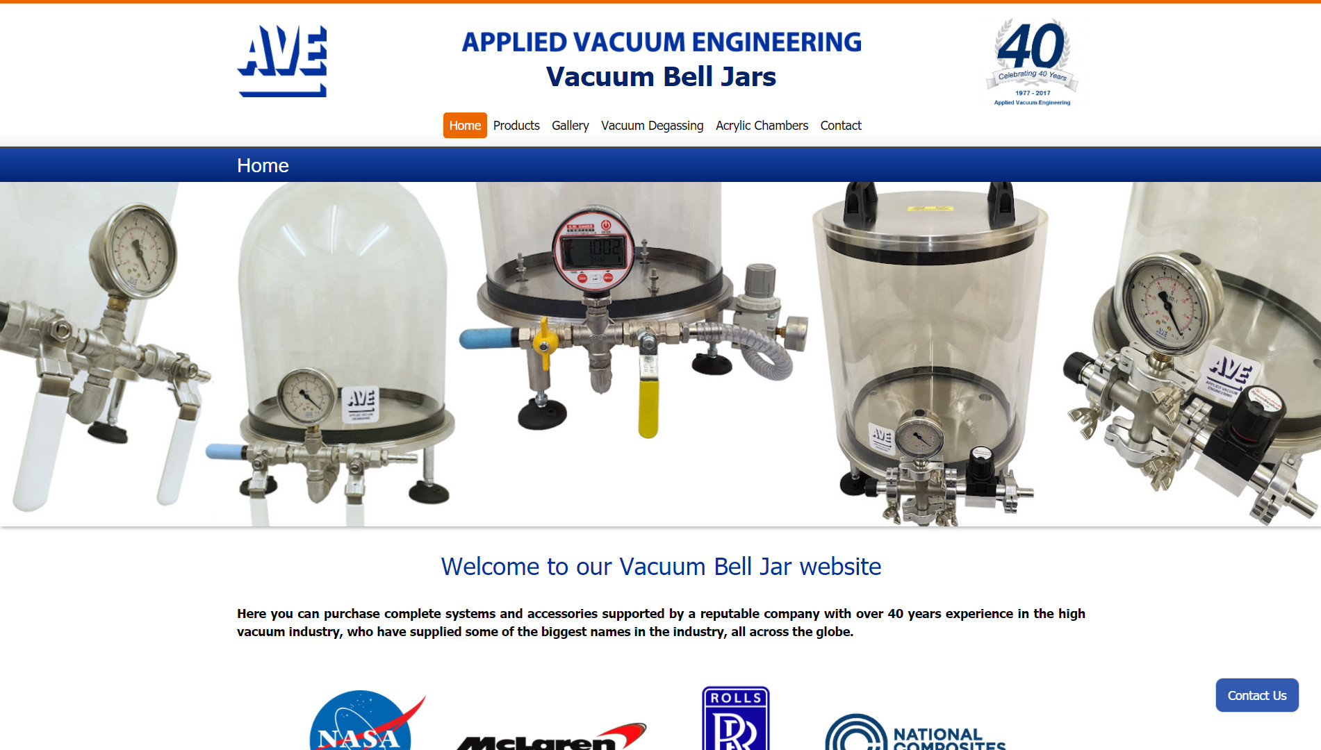 Vacuum Bell Jar & Glass Cylinder Systems - Applied Vacuum Engineering